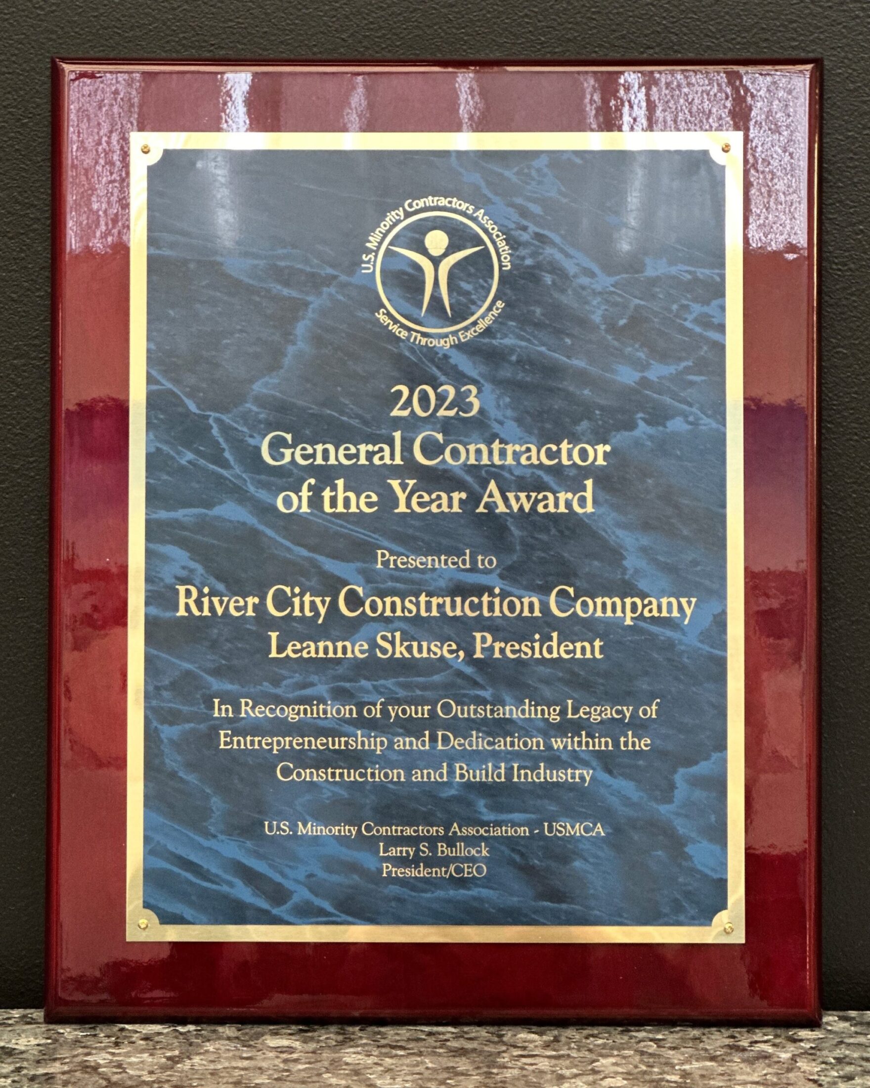 2023 General Contractor of the Year Award - River City Construction